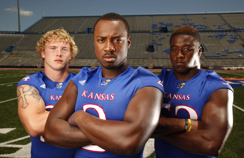 A new beginning: Darius Willis thrilled to be at QB, er, LB for KU ...